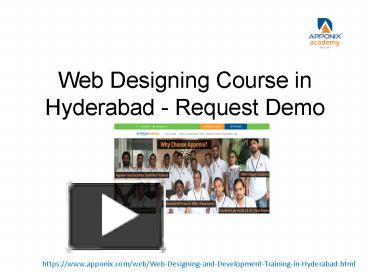 PPT – Web Designing Course in Hyderabad - Request Demo PowerPoint ...