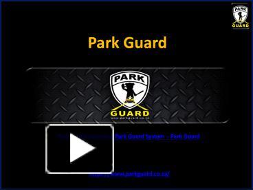 Speed Humps - Bumps & Traffic Calming - Park Guard presentation | free ...