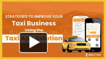 Strategies to Improve your Taxi Business using the Taxi App Solution ...
