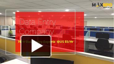 PPT – Data Entry Company PowerPoint presentation | free to download ...