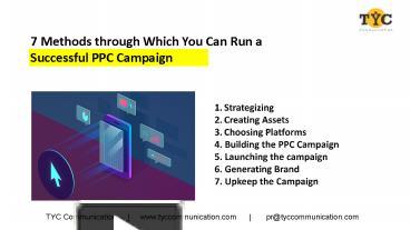 7 Methods through which you can run a successful PPC campaign ...