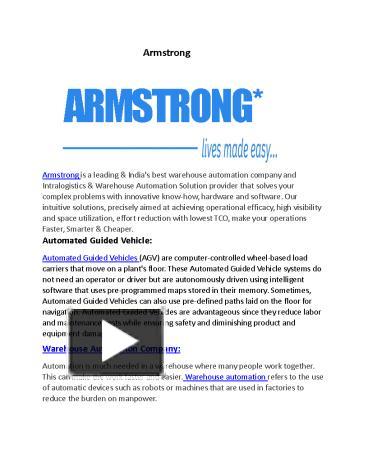 Armstrong presentation | free to download