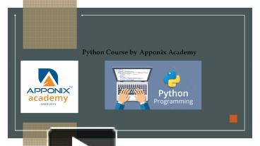 APPONIX PHYTON presentation | free to download