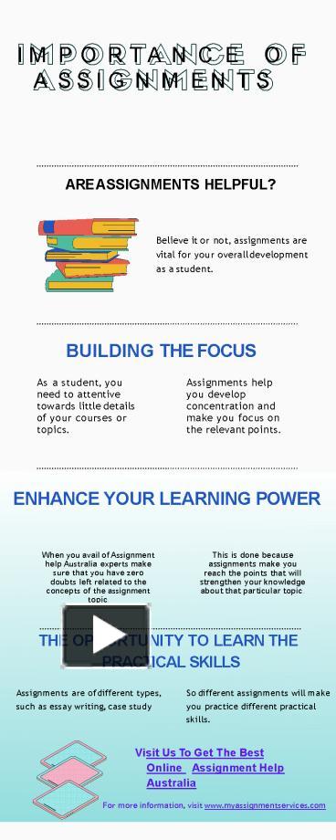 PPT – Importance Of Assignments by Assignment Helper PowerPoint ...