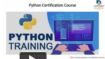 PPT – python courses PowerPoint presentation | free to download - id ...