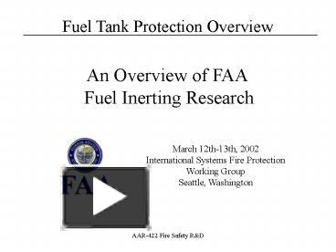 Ground Based Fuel Tank Inerting presentation | free to download