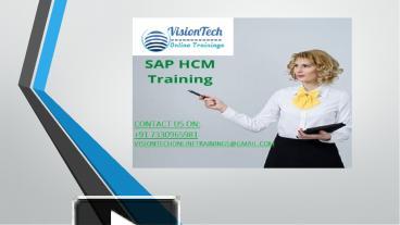 SAP HCM Training | SAP HCM Online Training - Vision Tech presentation ...