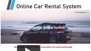 Online Car Rental System presentation | free to download