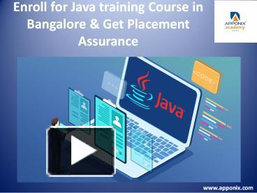 PPT – java training in bangalore PowerPoint presentation | free to ...