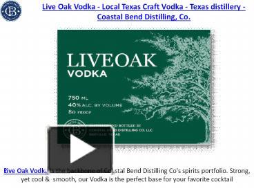 Louisiana Purchase Whiskey - Texas made vodka - Texas distillery ...
