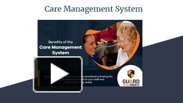 PPT – Care Management Systems (1) PowerPoint presentation | free to ...