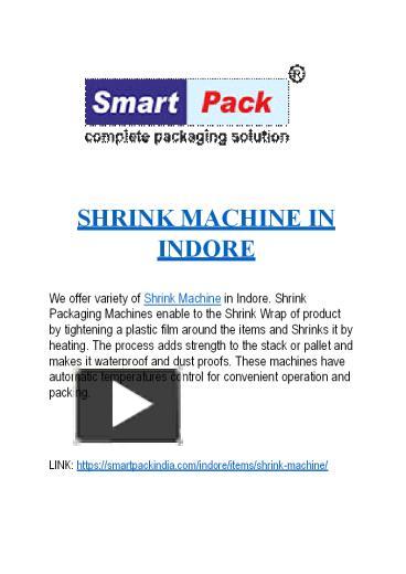 PPT – Strapping Machine in Indore (1) PowerPoint presentation | free to ...