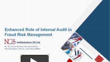 PPT – Enhanced Role of Internal Audit in Fraud Risk Management ...