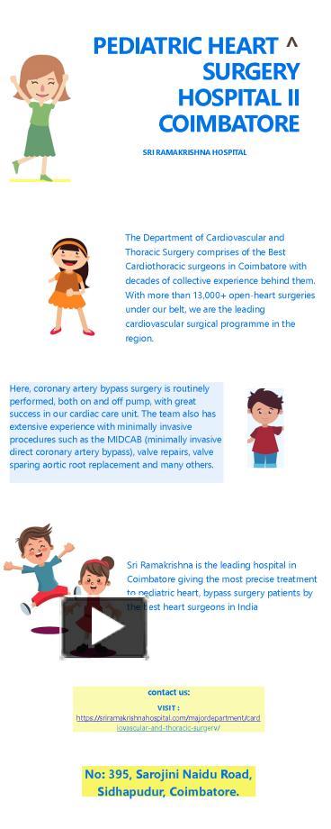 PPT – Pediatric heart | Heart Valve | Bypass surgery treatment in ...