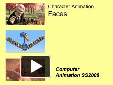 PPT – Character Animation Faces PowerPoint presentation | free to view ...