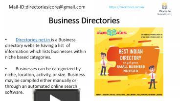 directories presentation | free to download