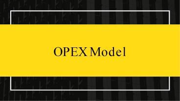 PPT – Opex Model in Solar Power PowerPoint presentation | free to ...