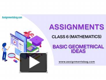 Basic Geometrical Ideas Class 6 Worksheet with answers PDF Download ...