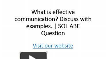 PPT – What is effective communication PowerPoint presentation | free to ...