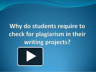 PPT – Understanding & Preventing Plagiarism PowerPoint presentation ...