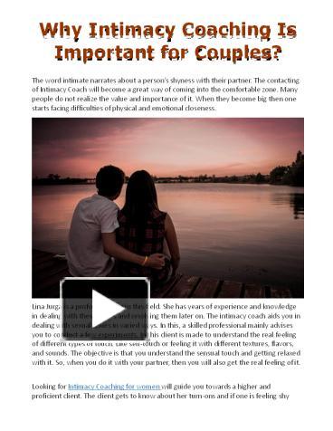 Why Intimacy Coaching Is Important for Couples? presentation | free to ...