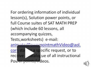 PPT – 1.1_V_Getting_Acquainted_with_Math_SAT_ PowerPoint presentation ...