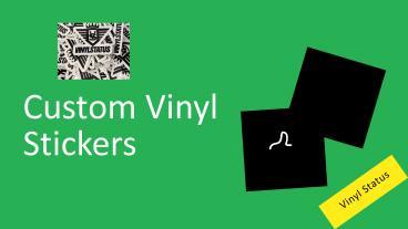 PPT – Custom Text Sticker PowerPoint presentation | free to download ...