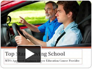 PPT – 1 on 1 Private Driving Lessons by MTO Certified Driving School ...