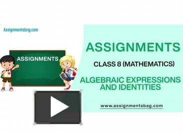 Algebraic Identities Class 8 worksheets Free PDF Download Free PDF ...