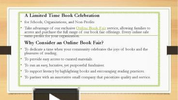 PPT – Bookworm Central Online Book Fair PowerPoint presentation | free ...