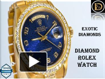 PPT – New watches 2021 - Diamond Rolex Watch - Exotic Diamonds ...