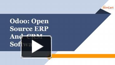 Odoo open source ERP and CRM Software presentation | free to download