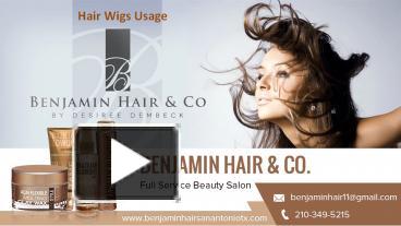 PPT – Hair Wigs Tips and Usage PowerPoint presentation | free to ...