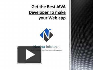 PPT – Get the Best JAVA Developer To make your Web app PowerPoint ...
