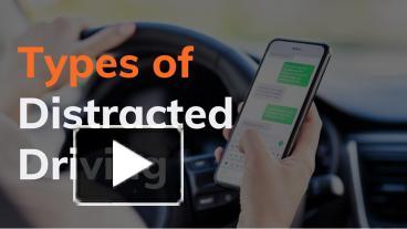 PPT – Types of Distracted Driving PowerPoint presentation | free to ...