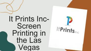 Screen Printing and Embroidery service in Las Vegas presentation | free ...