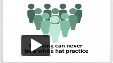 Cloaking: Not a White Hat Practice presentation | free to download