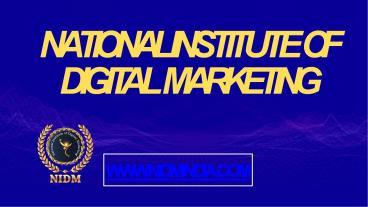 PPT – DIGITAL MARKETING TRAINING INSTITUTE BANGALORE PowerPoint ...