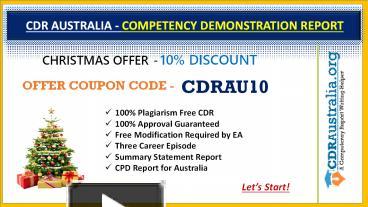 PPT – CDR Australia | CDR Report Writing Services PowerPoint ...