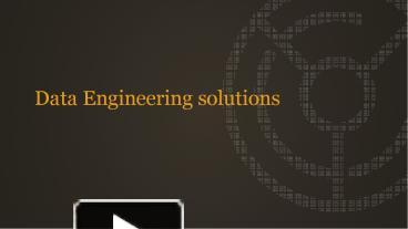 PPT – Data engineering process PowerPoint presentation | free to ...