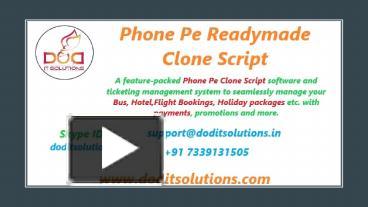 Phone Pe Clone | Phone Pe Clone Script presentation | free to download