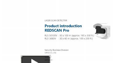 Product introduction REDSCAN Pro - Optex Pinnacle India Pvt. Ltd ...