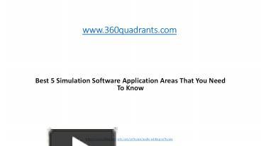 Best 5 Simulation Software Application Areas That You Need To Know ...