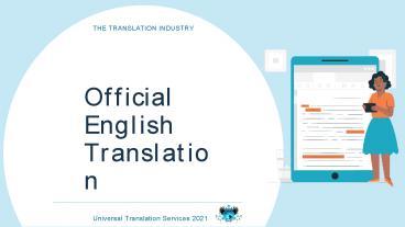 PPT – Official English Translation PowerPoint presentation | free to ...
