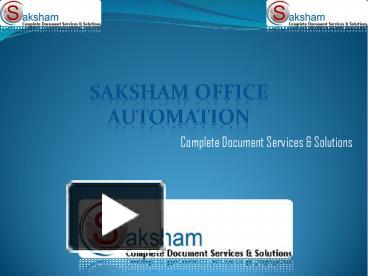 PPT – Get Multifunctional Device on Rent | Saksham Office Automation ...