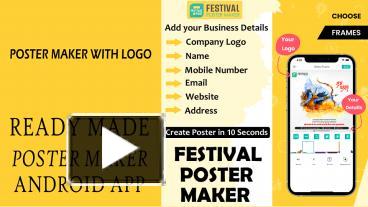 PPT – Poster Maker with Logo - Ready Made Poster Maker Android App ...