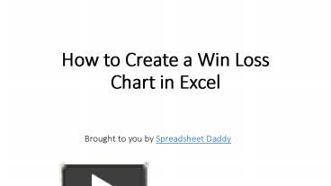 How to Create a Win Loss Chart in Excel [PPT File with Step-by-step ...