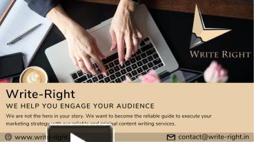 writeright presentation | free to download