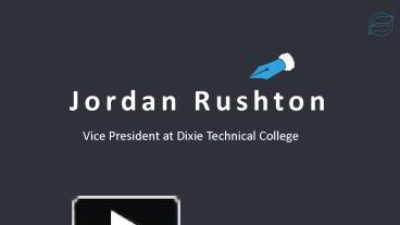 Jordan Rushton - Utah Technical Colleges - Dynamic Professional ...