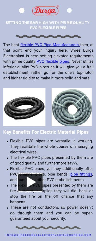The bar high with prime quality pvc flexible pipes presentation | free ...